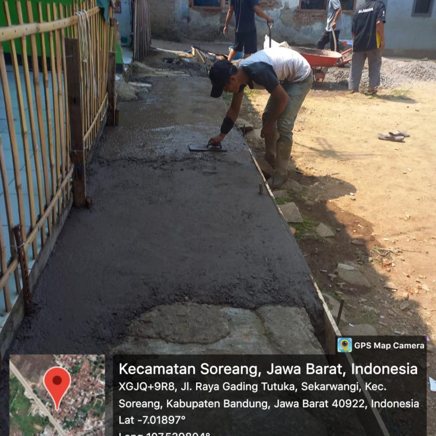 RABAT BETON RW 05 KP.BABAKAN DESA SEKARWANGI T.A 2023 - Desa Sekarwangi